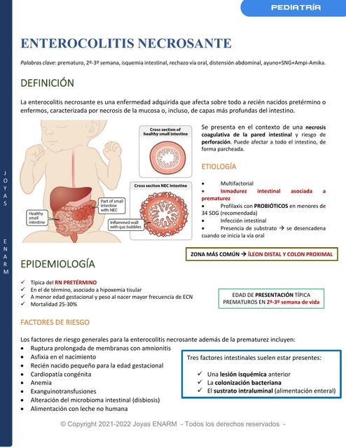 Enterocolitis Necrosante | Klao Ph | uDocz
