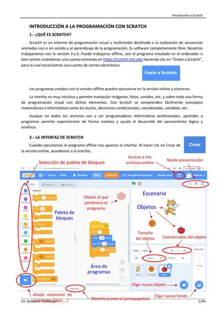 Flashcards de 01 Apuntes De Scratch | Por Jose Miguel Muñoz Cano | uDocz
