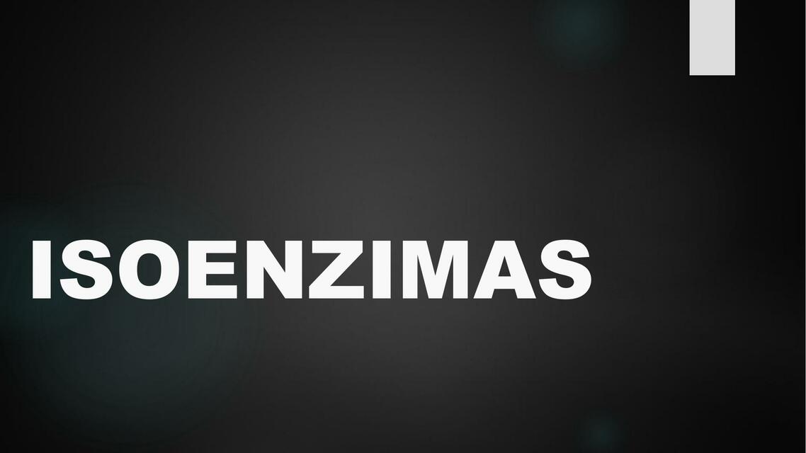 Isoenzimas | nursing apuntes | uDocz
