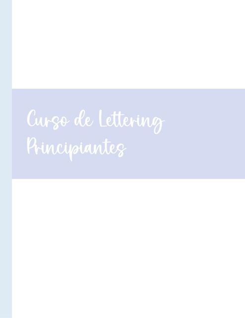 Curso de Lettering Principiantes | uDocz