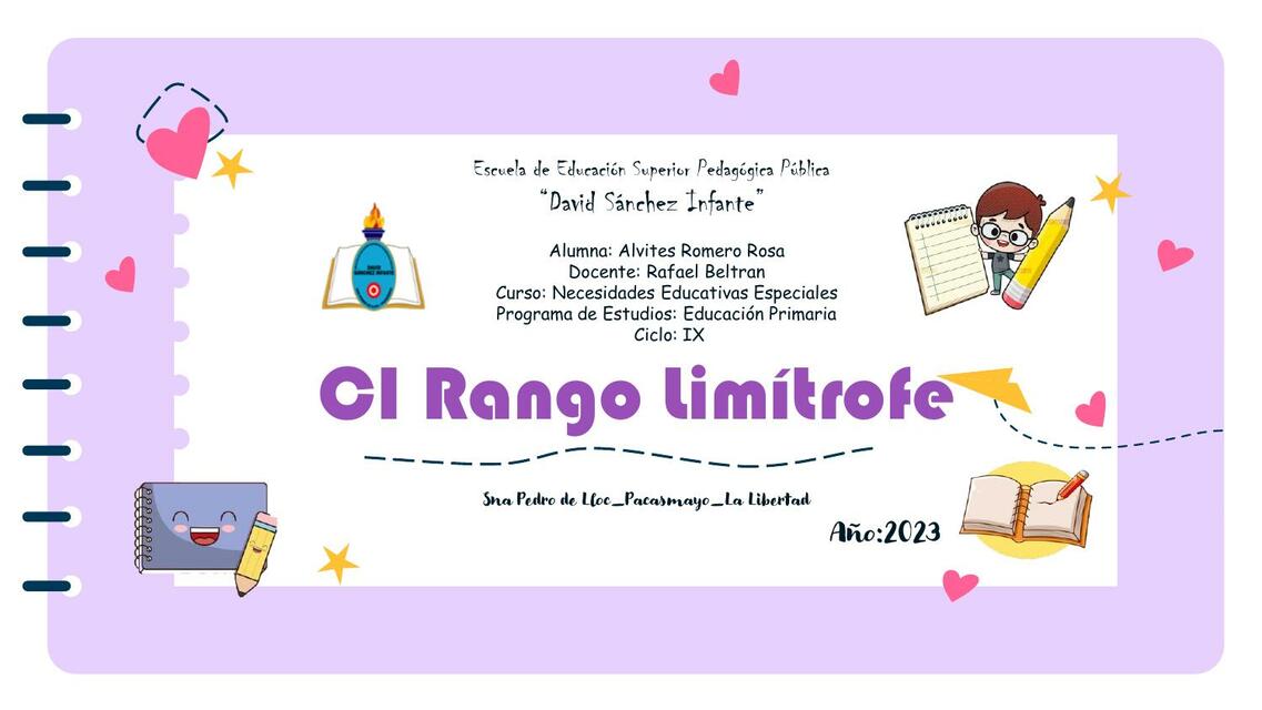 CL Rango Limítrofe | ROSA ALVITES ROMERO | uDocz