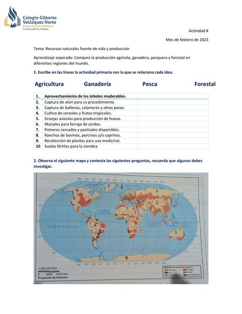 Actividad geografía | Sarai Trujillo Lara | uDocz