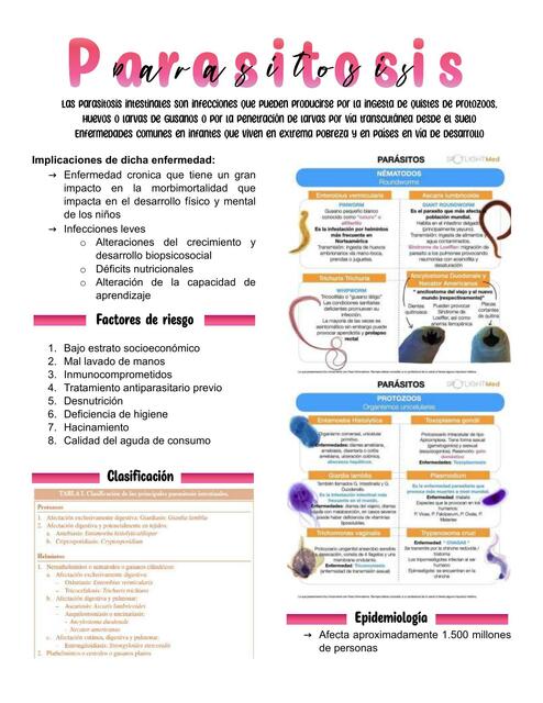 Parasitosis | Ana María Carreño Vásquez | uDocz