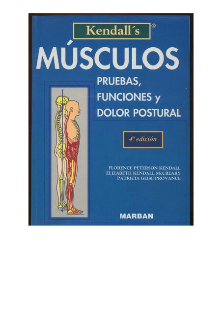Kendall's Músculos pruebas funciones y dolor postural | Ruth R.M | uDocz