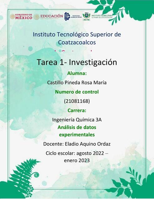 Investigación | ROSA MARIA CASTILLO PINEDA | uDocz