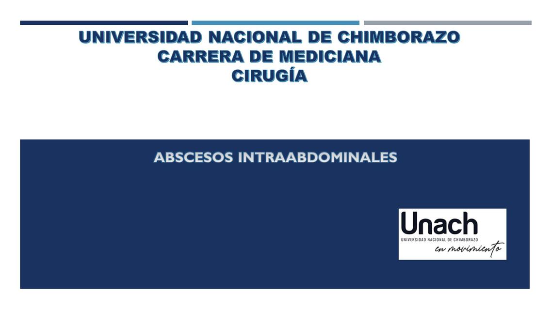 Abscesos intraabdominales | Jose Guaman | uDocz