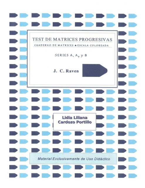 Test de matrices progresivas | Psic. | uDocz