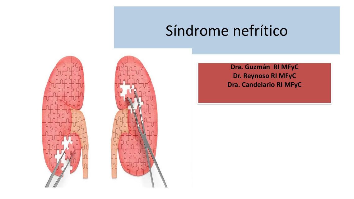Síndrome Nefrítico | Jhoelis | uDocz