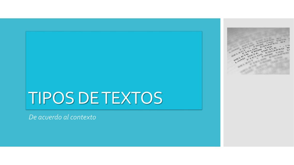 Tipos de Textos | Cecilia Carrillo Rios | uDocz