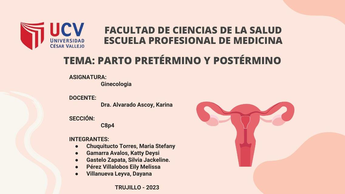 Pacto pretérmino y postérmino | Maria Stefany Chuquitucto Torres | uDocz