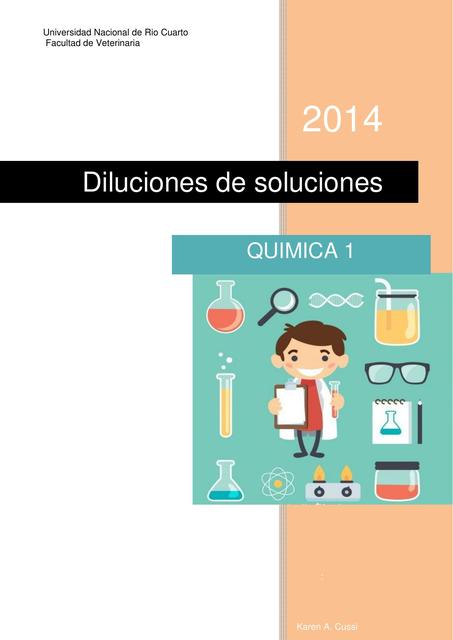 DILUCIONES DE SOLUCIONES | Karen Cussi | uDocz