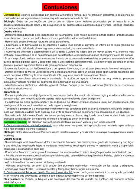 Contusiones | RoseMedScience ( Rose Mary Favier ) | uDocz