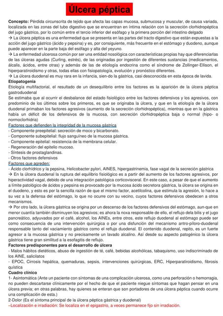 Ulcera peptica | RoseMedScience ( Rose Mary Favier ) | uDocz