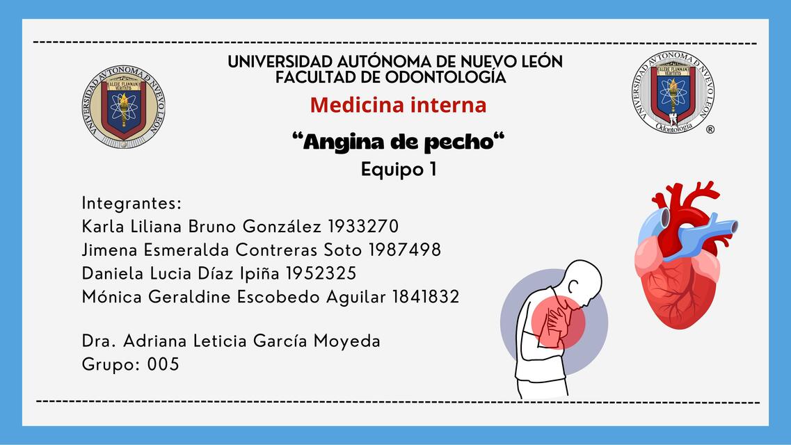 Angina de Pecho | Karla Bruno | uDocz