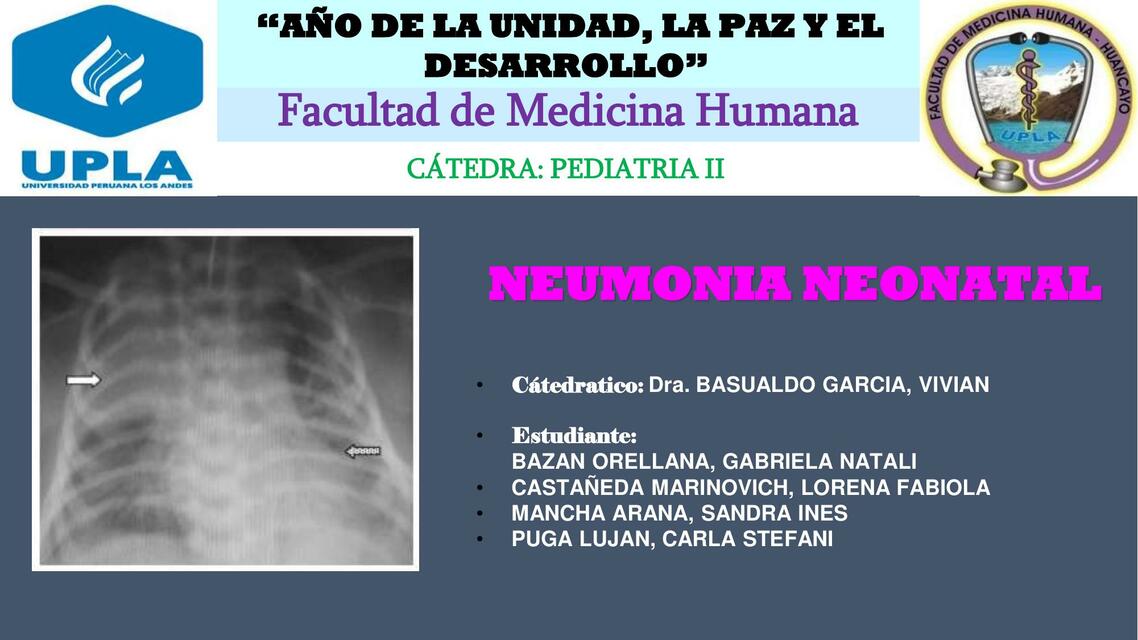Clase II Neumonía Neonatal | Mishelle Chavez | uDocz