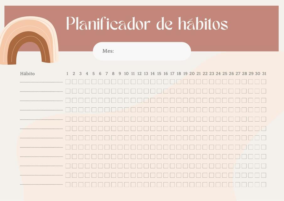 Planeador Mensual | dayana valentina peña rojas | uDocz