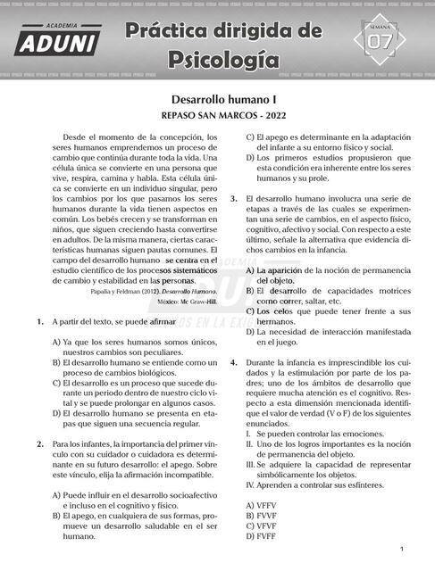 Desarrollo Humano I | Dayana Rosario Quispe Quispe | uDocz