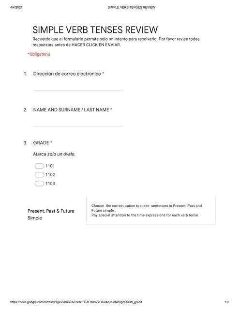 Resúmenes de Oración con verbo simple | Descarga apuntes de Oración con ...