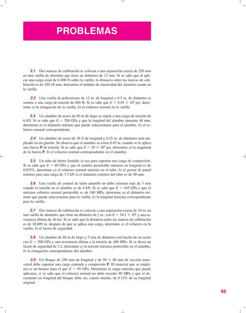 Esfuerzo y deformación carga axial | Americo | uDocz