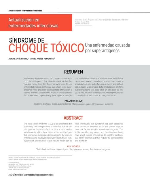Resúmenes de síndrome del choque tóxico | Descarga apuntes de síndrome ...