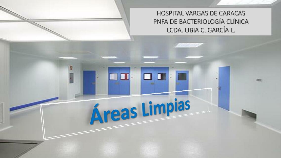 Áreas limpias | LIBIA GARCIA LAREZ | uDocz