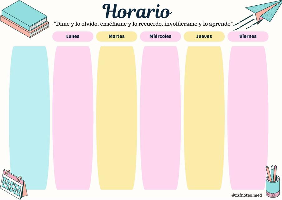 Horario pastel | Yuleisy Roque Garcia | uDocz