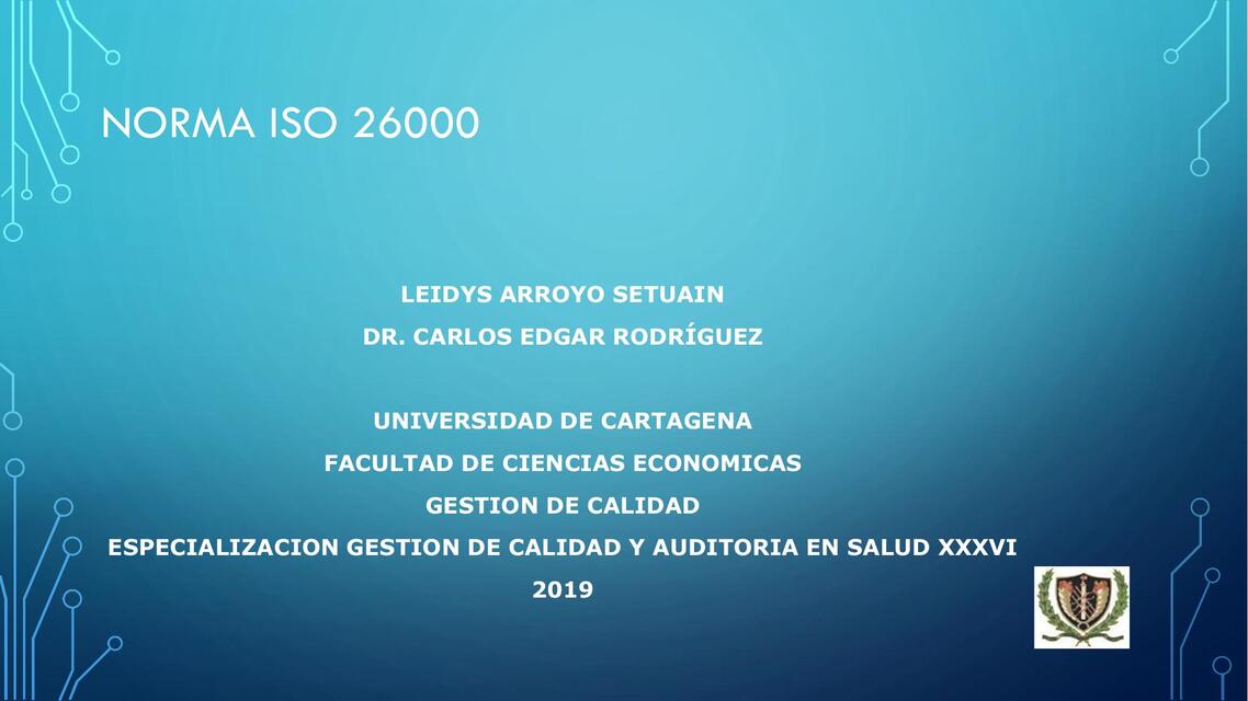 Norma iso 26000 | Leidys Arroyo | uDocz