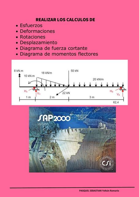 Ejercicio Resuelto de Viga en SAP2000 | Apuntes de Ingenieria Civil | uDocz