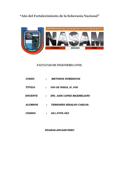 Métodos Numéricos | Carlos Terrones Hidalgo | uDocz