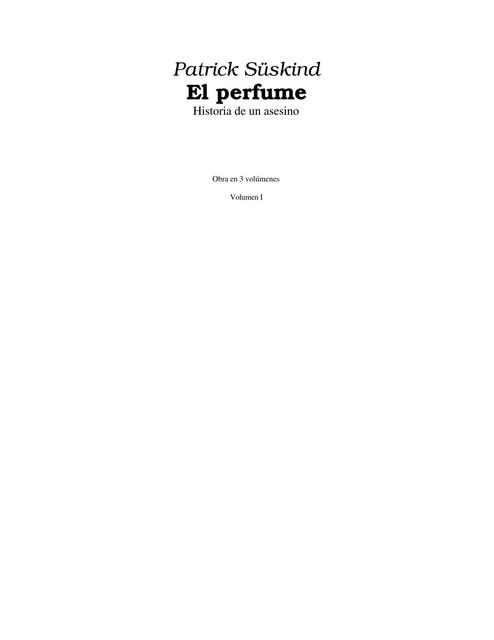 Flashcards de EL PERFUME LA HISTORIA DE UN ASESINO | Por Made Galindo ...