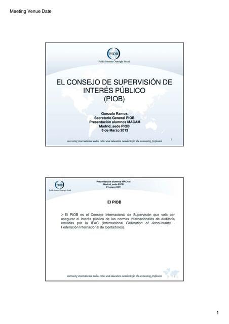 El Consejo de Supervisión de Interés Público | Andrea Robayo | uDocz