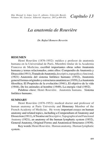 Flashcards de La Anatomía de Rouviere | Por Biología y Vida | uDocz