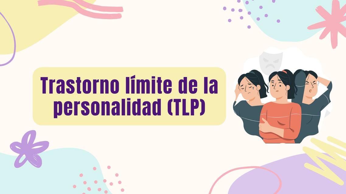Trastorno límite de la personalidad | Catalina Pérez Álvarez | uDocz