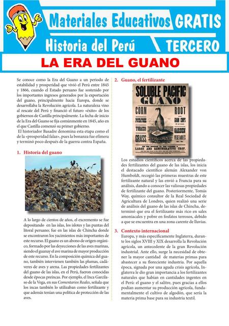 La Era del Guano Historia del Perú | Mundo histórico | uDocz