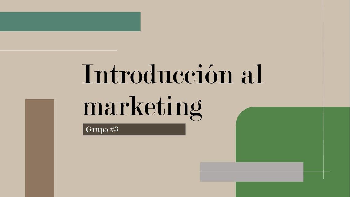 Introducción al marketing | Clarie Maldonado | uDocz