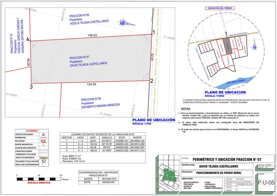 Plano de Ubicación | fredy | uDocz