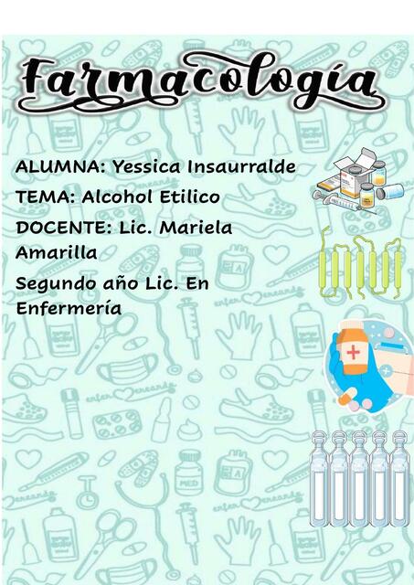 Alcohol Etílico | Yessica Insaurralde Ramoa | uDocz