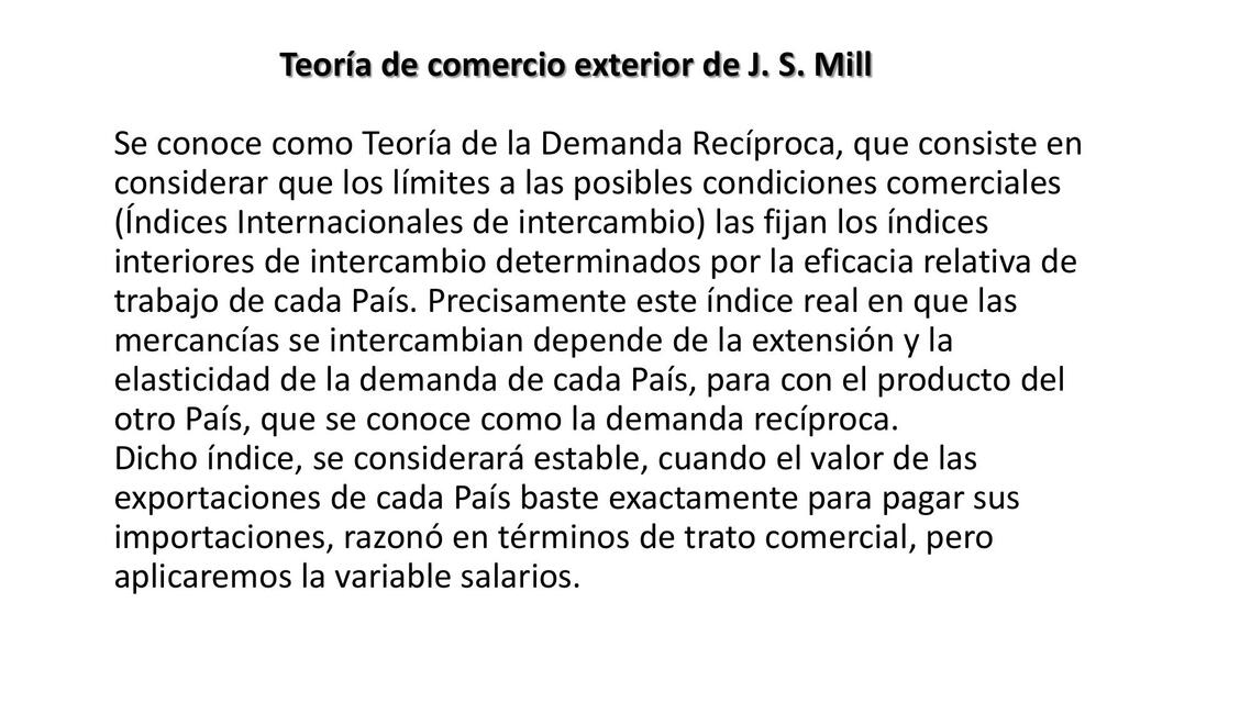 Teoría de Comercio exterior | Yanela Daniela Urbina Ecos | uDocz