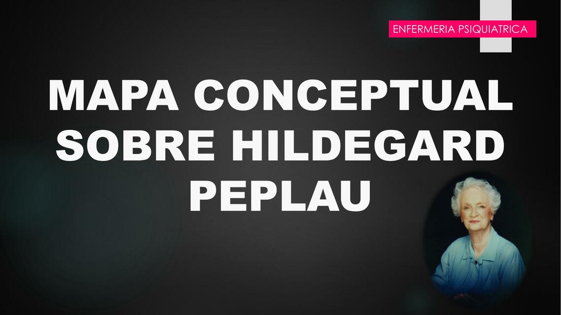 Mapa conceptual sobre Hildegard Peplau | nursing apuntes | uDocz