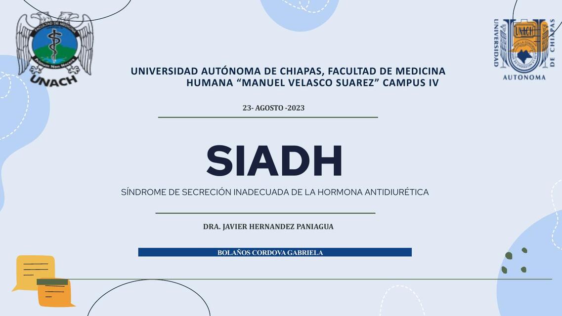 SIADH | Loreli Monroy | uDocz