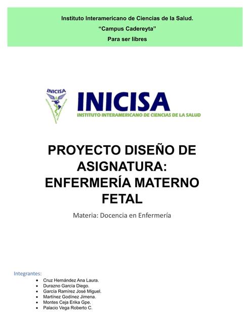 Enfermería Materno Fetal | Erika Ceja | uDocz