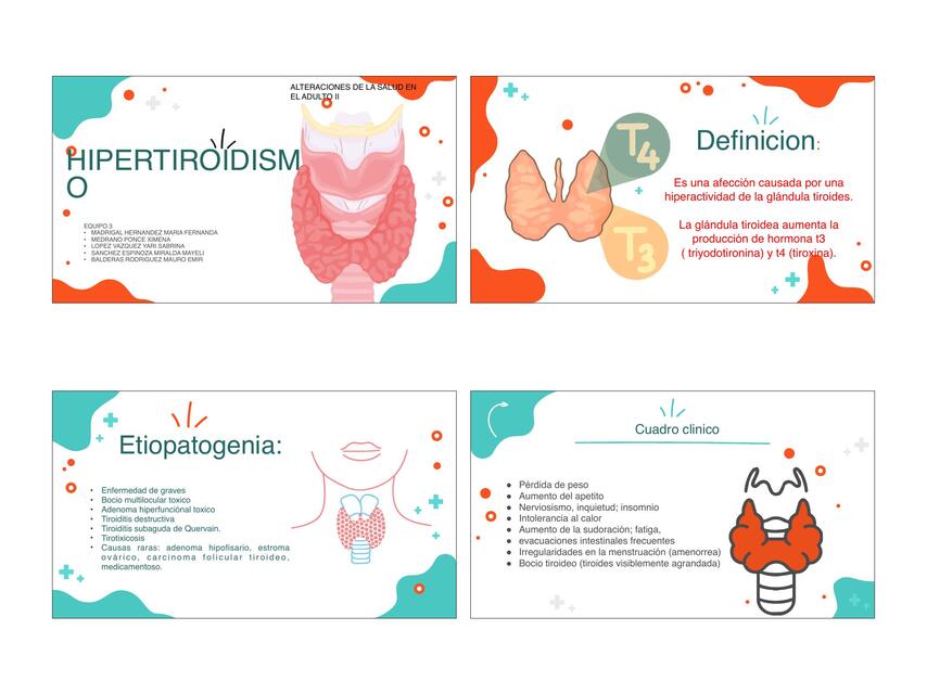 Hipertiroidismo | Fernanda Madrigal | uDocz