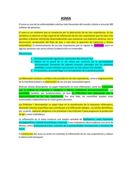 Asma | ALISSON NIKOL ROJAS ALBURQUEQUE | uDocz