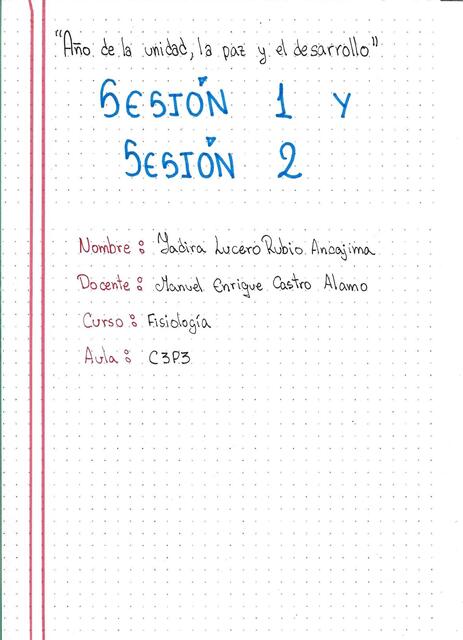 Fisiología | YADIRA LUCERO RUBIO ANCAJIMA | uDocz