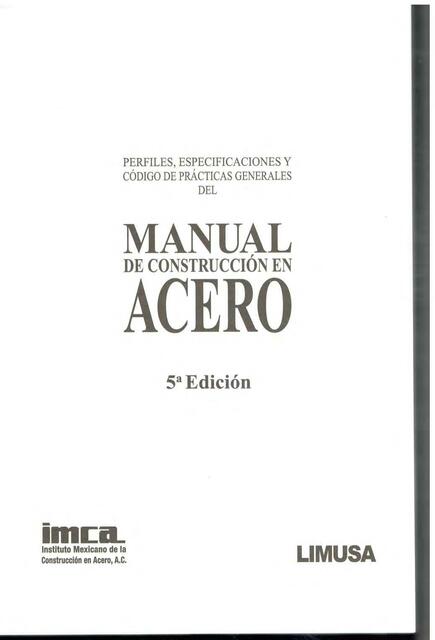 Manual de Construcciones en Acero | Javier Antonio Ortega Fernandez | uDocz