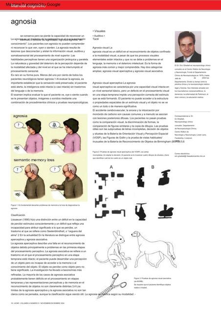 Agnosia | Teresa | uDocz
