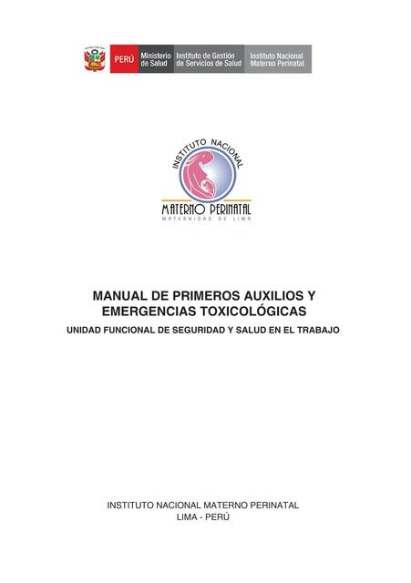 Manual Primeros Auxilios | maximo acuña cuellar | uDocz