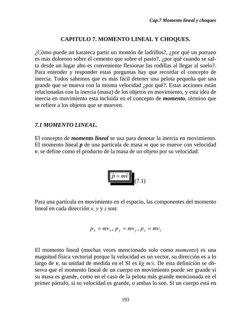 Momento Lineal y Choques | FREDY | uDocz