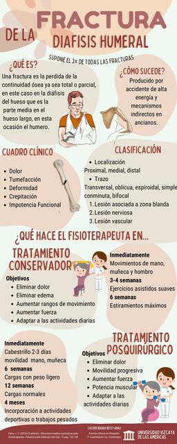 Fractura diáfisis humeral | Fisio.Ada | uDocz