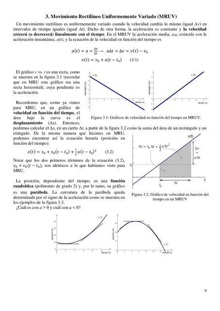 3 MRUV Apunte Fisica | @am3thystt_ | uDocz